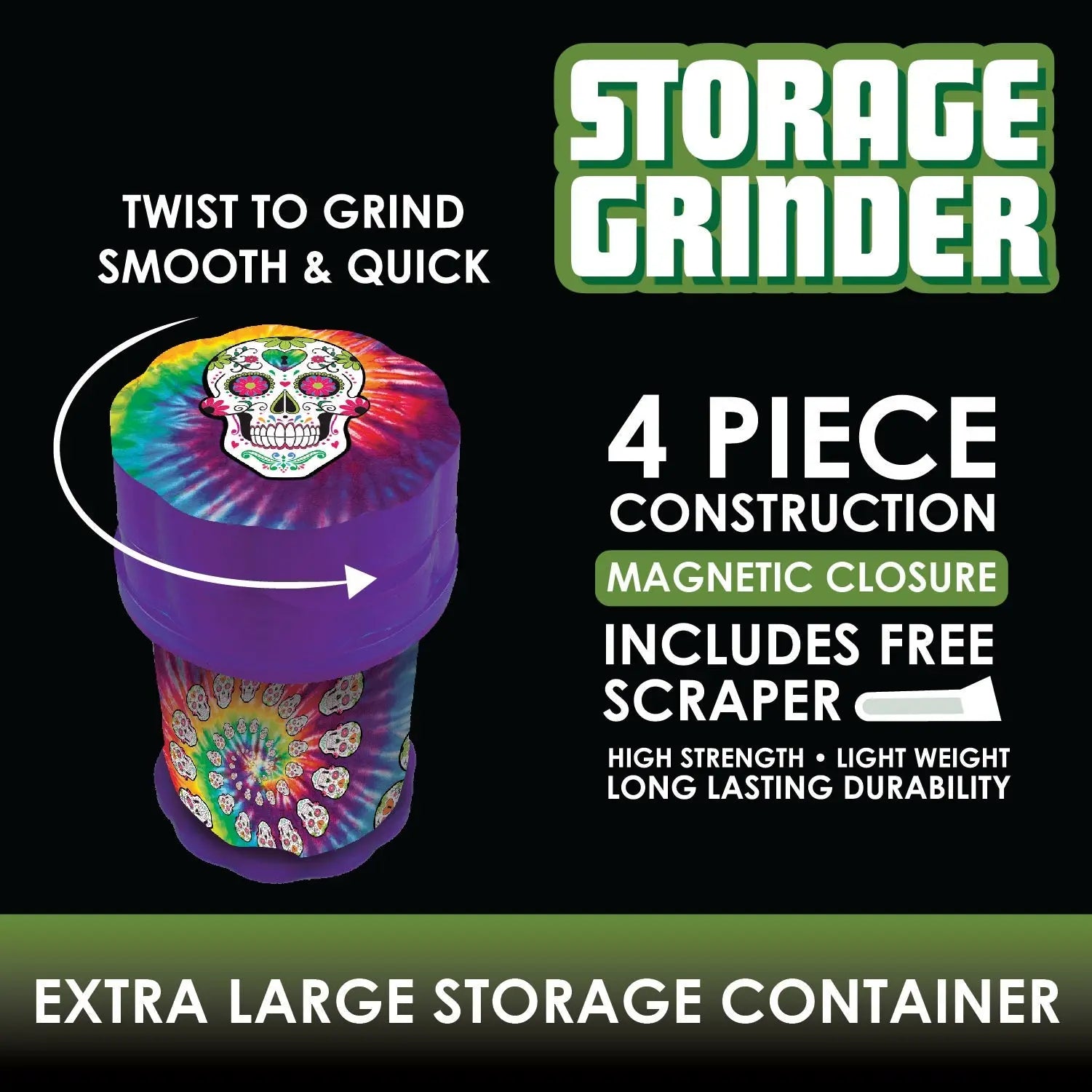 ITEM NUMBER 022576 STORAGE GRINDER 6 PIECES PER DISPLAY – Novelty Closeout