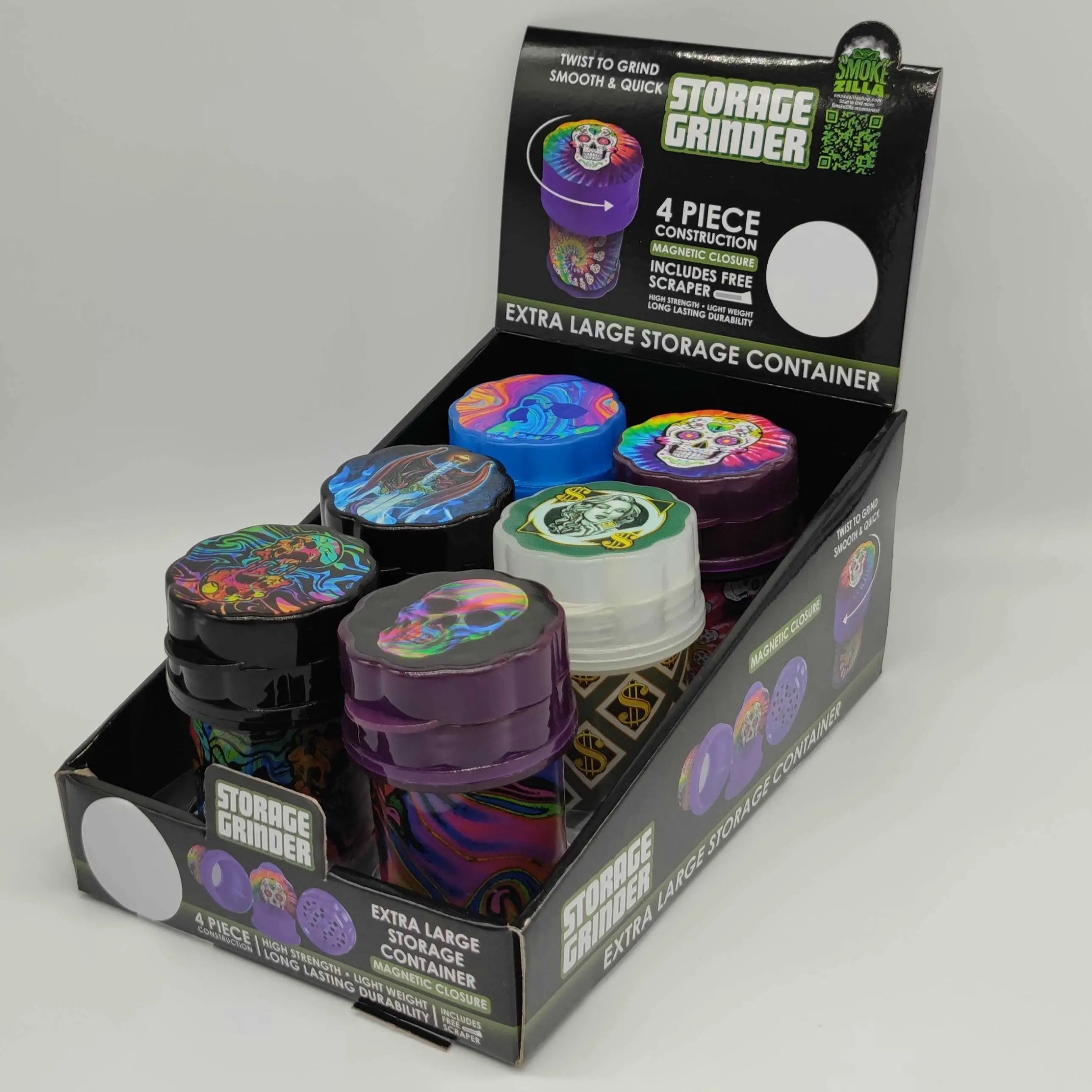 ITEM NUMBER 022576 STORAGE GRINDER 6 PIECES PER DISPLAY – Novelty Closeout