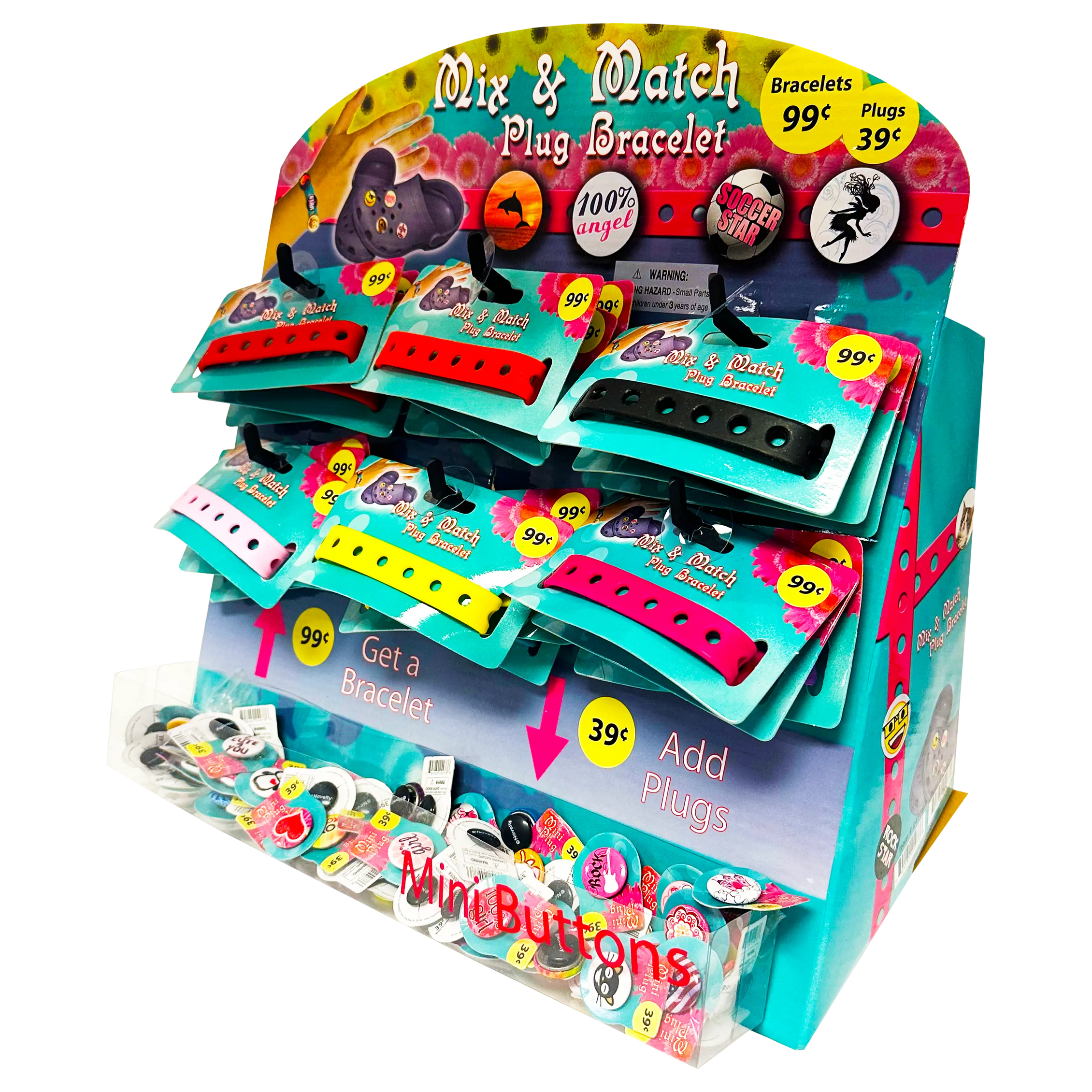 ITEM NUMBER 086854 MIX & MATCH PLUG BRACELET 156 PIECES PER KIT ...