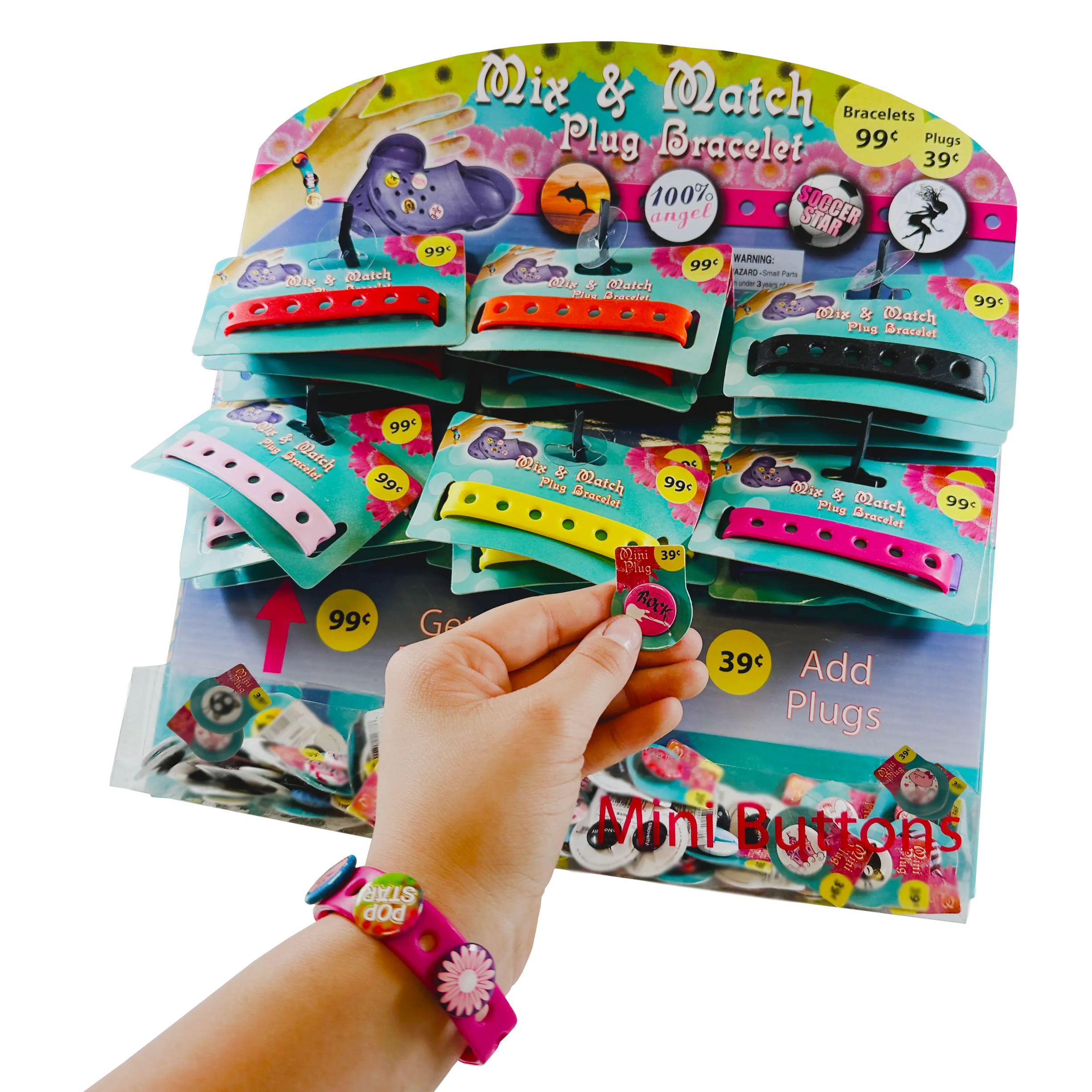 ITEM NUMBER 086854 MIX & MATCH PLUG BRACELET 156 PIECES PER KIT ...