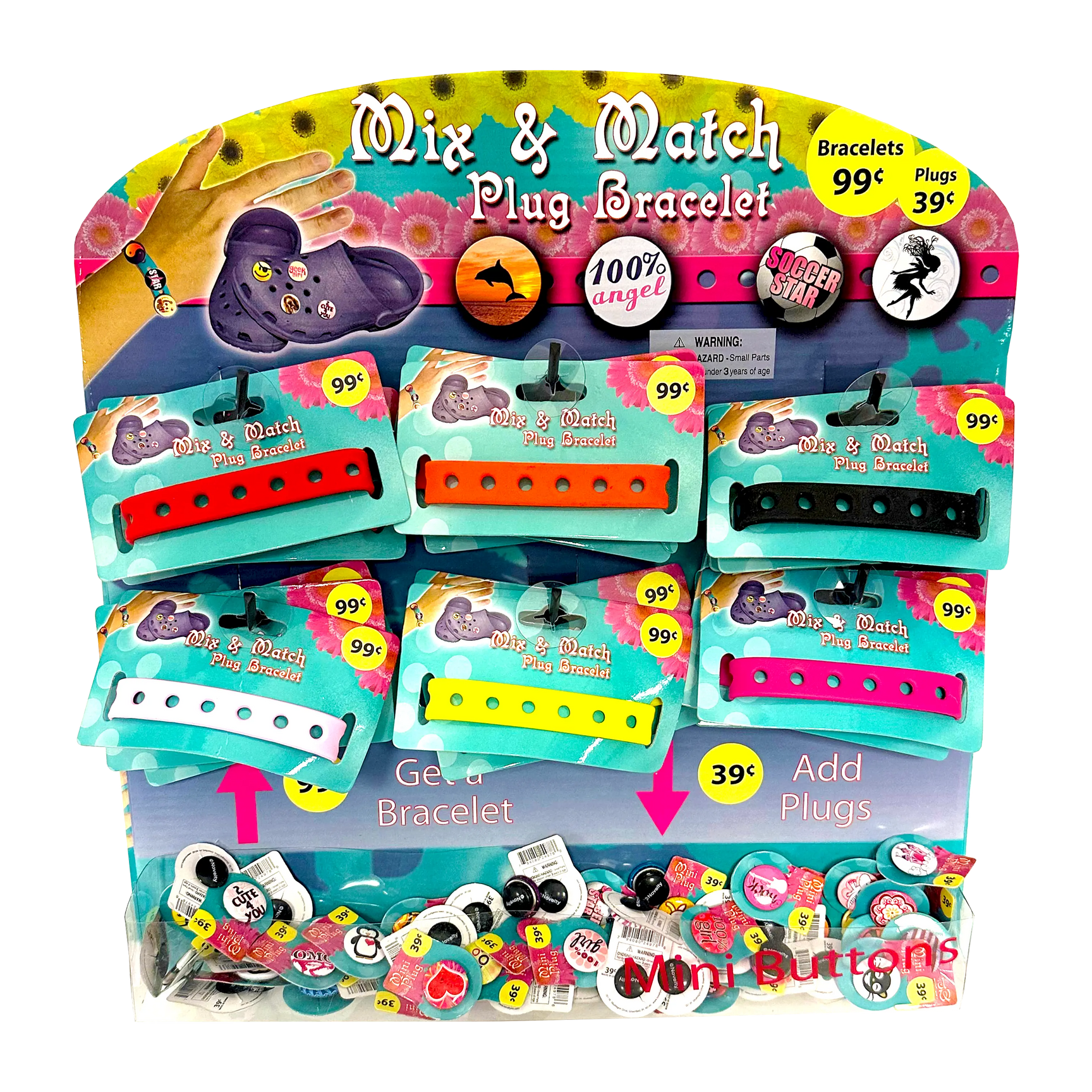 ITEM NUMBER 086854 MIX & MATCH PLUG BRACELET 156 PIECES PER KIT ...